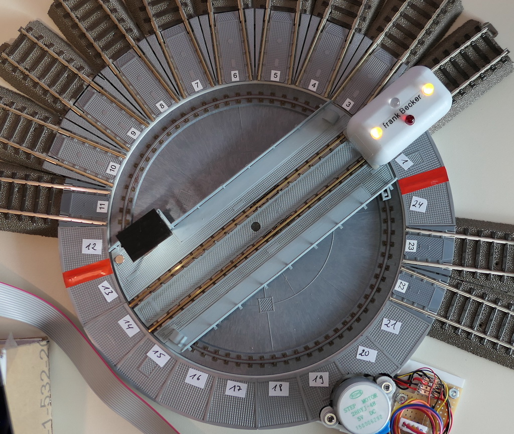 RE: Projekt: Drehscheibensteuerung für die Fleischmann 6050 Drehscheibe ...